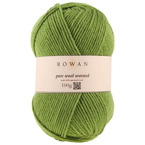Rowan Pure Wool Superwash Worsted Aran Yarn 100g Olive 125