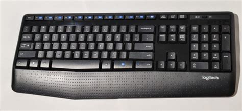 Logitech K345 Full Sized Wireless Keyboard With Palm Rest No Dongle Ebay