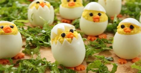 How To Make Easter Chick Deviled Eggs