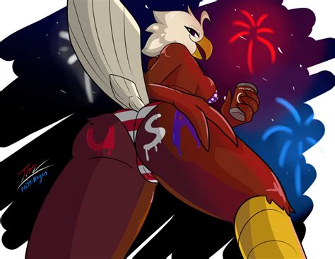 Rule 34 Accipitrid Accipitriform American Eagle Anthro Avian Bikini