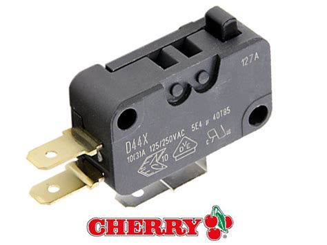 Cherry D44x Microswitch Met 4 8mm Aansluitterminals No Nc Arcade Expert Your Retro Arcade