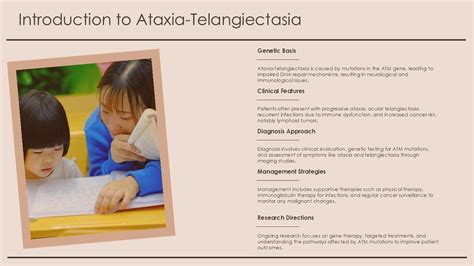 Ataxia Telangiectasia Mutated Genetic Disorder Neurological Ppt Example St Ai Ppt Powerpoint