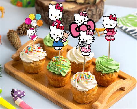Hello Kitty Cake Kit Hello Kitty Cake Toppers Personalized