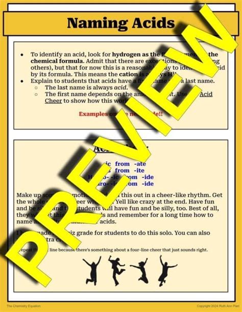 Inorganic Nomenclature Bundle Ionic Binary Covalent Hydrates And Acids