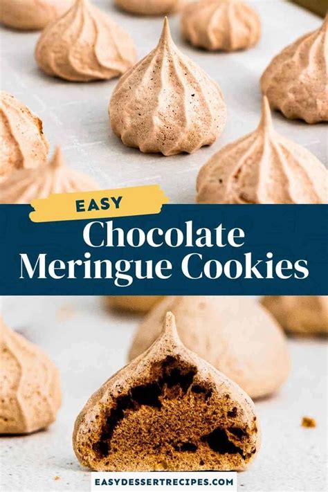 Delectable Chocolate Meringue Cookies