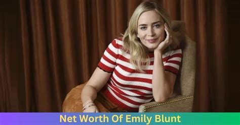 Net Worth Of Emily Blunt 2024 Husband Info