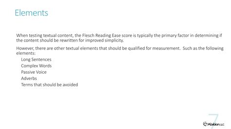 Document Readability Analysis Ppt