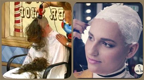After Marriage Wife Forced Headshave By Husbandheadshave Buzzcut Bald