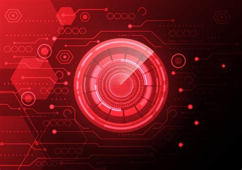 Red Tech Background Vector Art Icons And Graphics For Free Download