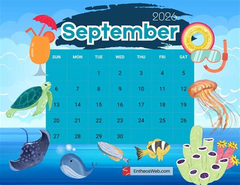 September 2026 Calendar Printables Entheosweb
