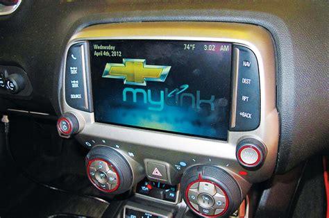2010 Camaro Radio Upgrade Aftermarket Radio Trim Plate For 2010 2015