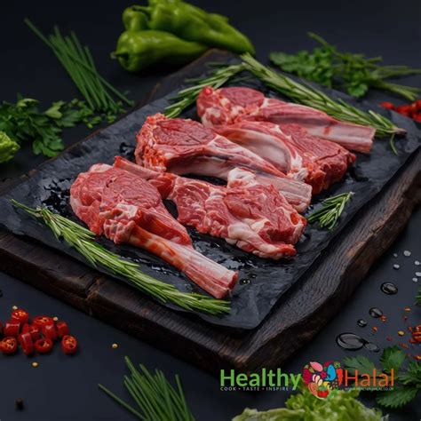 Organic Lamb Front Chops Healthy Halal Fresh Halal Premium Meat Delivery Uk