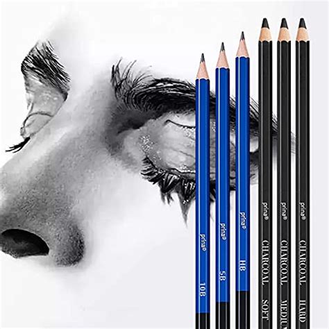 Complete Prina 50 Pack Drawing Set With Sketchbook Perfect For Artists