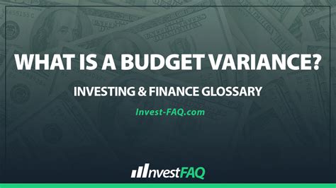 What Is A Budget Variance Investment Faq