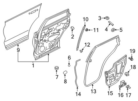 Door And Components 2021 Infiniti Qx50