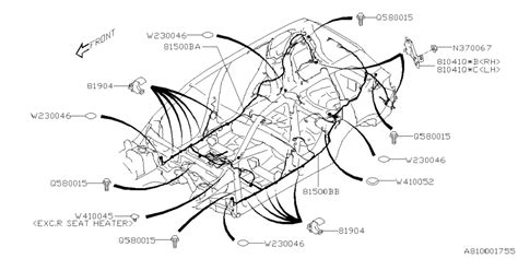 2024 Subaru Crosstrek 25l Sport Weyesight4s Wiring Harness Usa