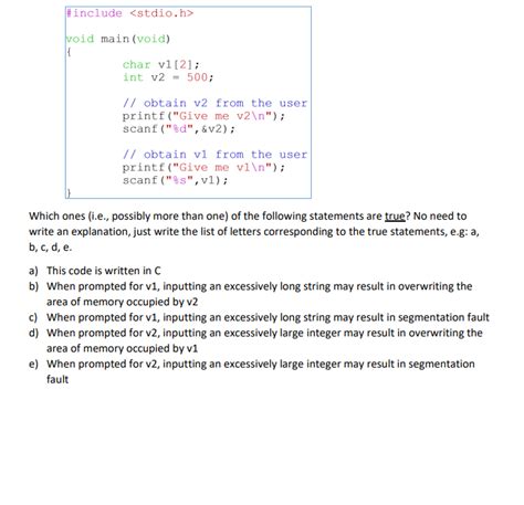 Solved Include Void Main Void Char V Int V Chegg Com