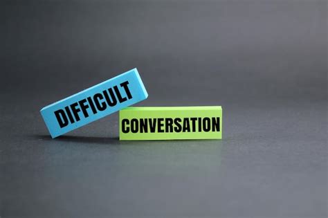 Premium Photo Colored Paper With The Word Difficult Conversation Difficult Conversation Concepts Premium Photo Colored Paper With The Word Difficult Conversation Difficult Conversation Concepts