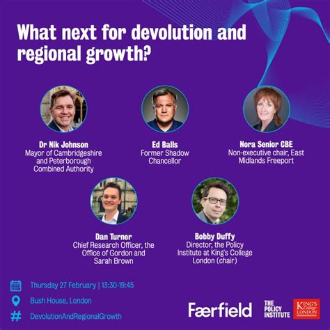 Event What Next For Devolution And Regional Growth Join Us For The