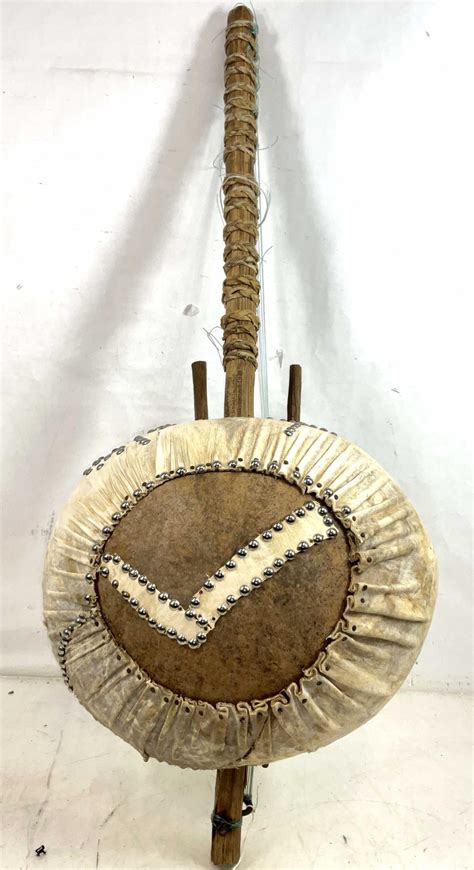 Lot C1970s Senegambia 21 String Harp Lute