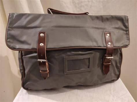 Vintage East German Officers Kit Bag Waterproof Satchel Carrier Soviet