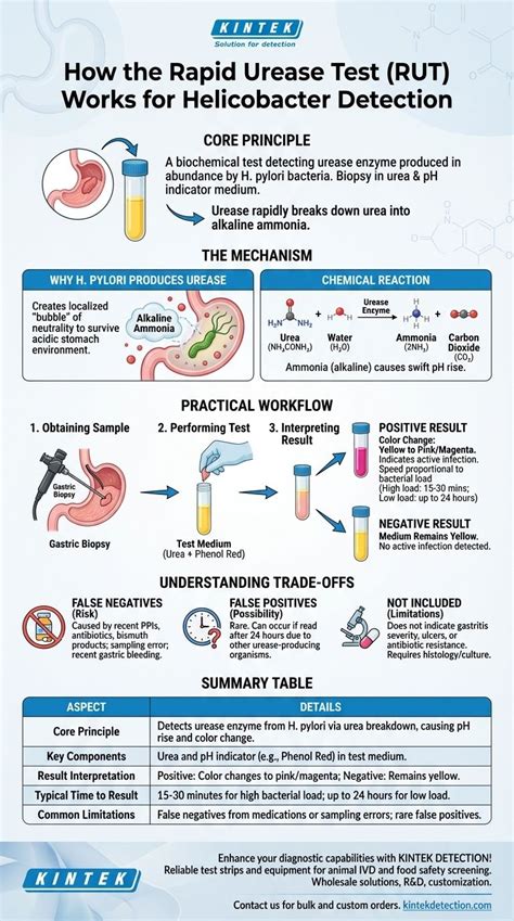 How Does The Rapid Urease Test Work For Helicobacter Detection
