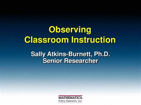 Ppt Observing Classroom Instruction Powerpoint Presentation Free