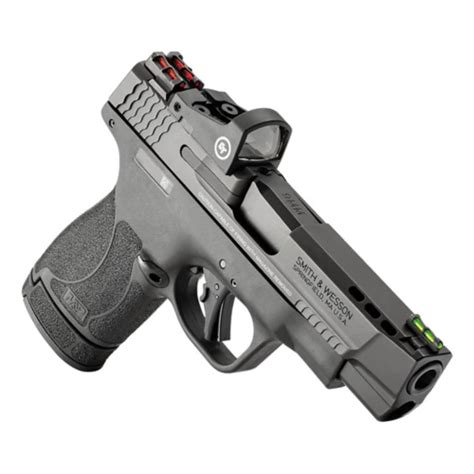 Smith And Wesson Mandp Performance Center Shield Plus Ported Barrel With Crimson Trace Red Dot 9mm
