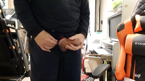 2024 Horny Guy In Pants Masturbates His Cock Until Cumshot Gay Daddy