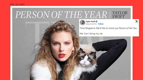 Taylor Swift Named Time Magazines ‘cat Person Of The Year