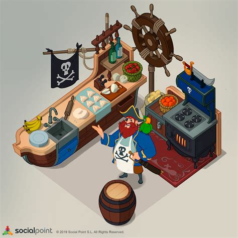 Artstation Pirate Kitchen Tasty Town