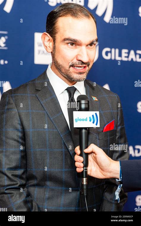San Francisco Ca September 15 Javier Munoz Attends Glaad Gala San