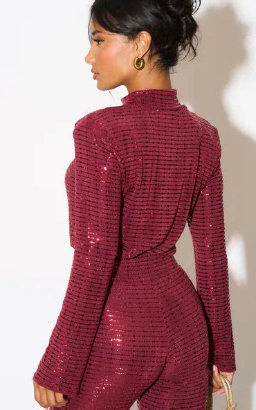 Patsy Top Wine Libby Loves