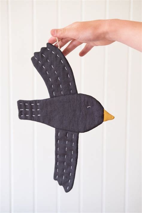 Bird Sewing Pattern Pdf Songbird Wall Hanging Tutorial Instant