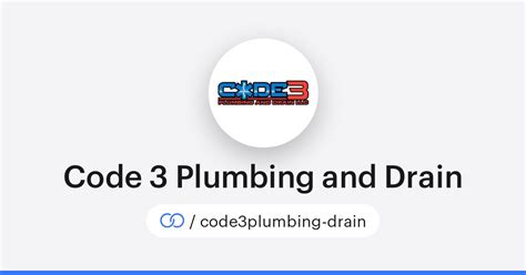 Code 3 Plumbing And Drain Code3plumbing Drain · Soloto