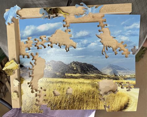 Wargames And Railroads Roxborough Park Wood Jigsaw Puzzle