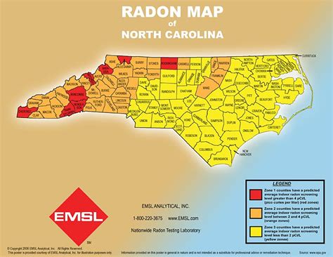 Map Radon Test Kits