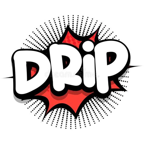 Drip Comic Book Explosion Bubble Vector Illustration Stock Vector Illustration Of Drip Coupon