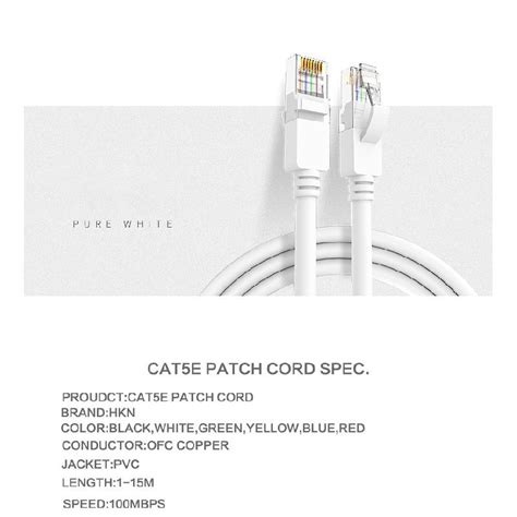 Cat5 Cat6 Cat7 Patch Cord Utp Ftp Rj45 4 Pairs 24 26awg China Cat5e Cable And Ethernet Cable