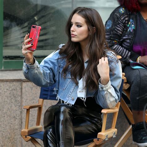 Emily Didonato On The Set Of Maybelline Commercial In New York 04152018 Hawtcelebs