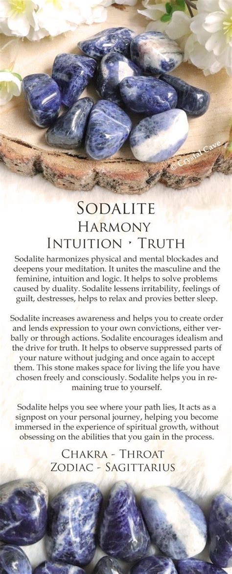 Sodalite Tumbled Stone Benefits Sodalite Tumbled Stone Healing