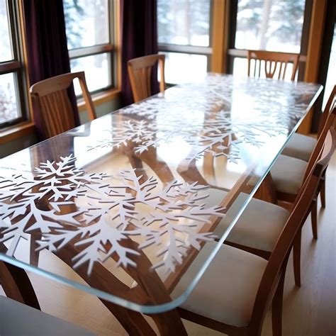 Elegance In Every Flake Snowflake Inspired Table Creations