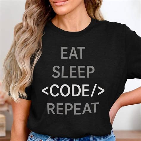 Funny Programmer S1hirt Eat Eep Code Repeat T S1hirt S1oftware