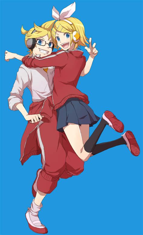 Kagamine Rin And Kagamine Len Vocaloid Drawn By Momiage Danbooru
