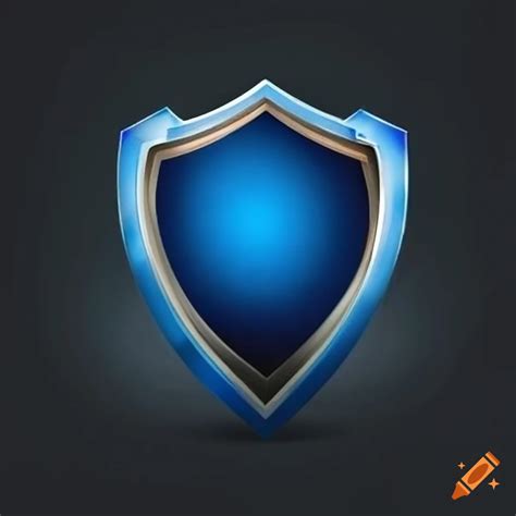 Blue Shield Superhero Symbol