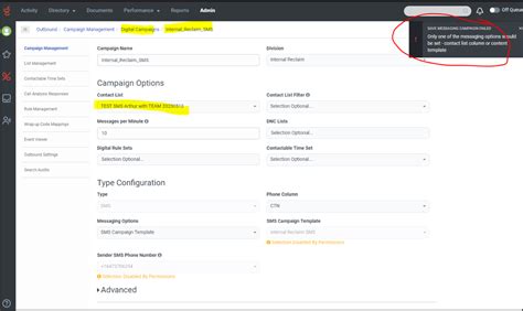 Sms Campaign Genesys Cloud Main