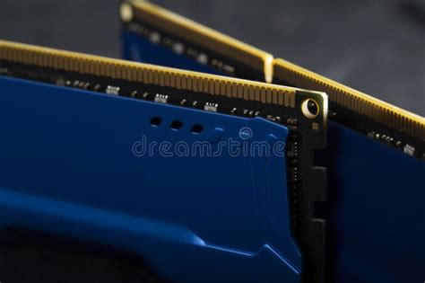 Ram For The Computerassembling A Personal Computer For Work Stock Image Image Of Memory