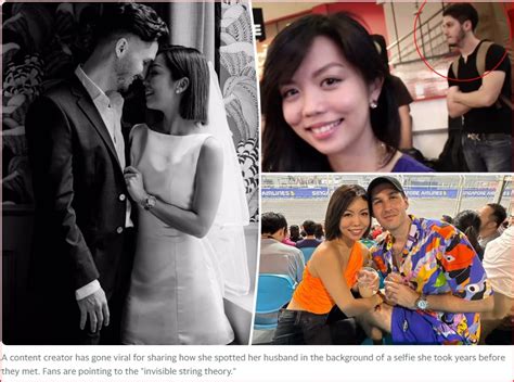 Invisible String Theory Connects Jenn Chia To Her Husband In A Selfie