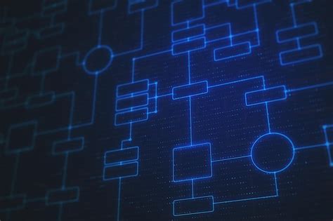 Premium Photo Creative Big Data Blockchain Wallpaper