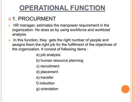 Function And Importance Of Hrm Pptx